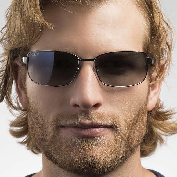 Ray-Ban | Accessories | Rayban Gunmetalblue Grey Polarized Unisex ...